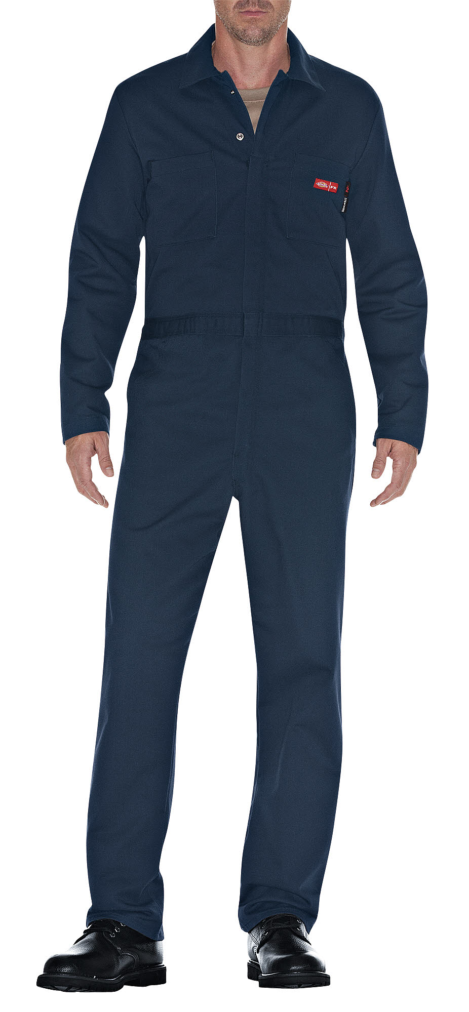 Flame-Resistant Long Sleeve Coverall - Corporate Cleaners & Laundry